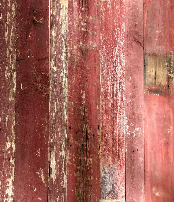 Rustic Red Barn Wood Background