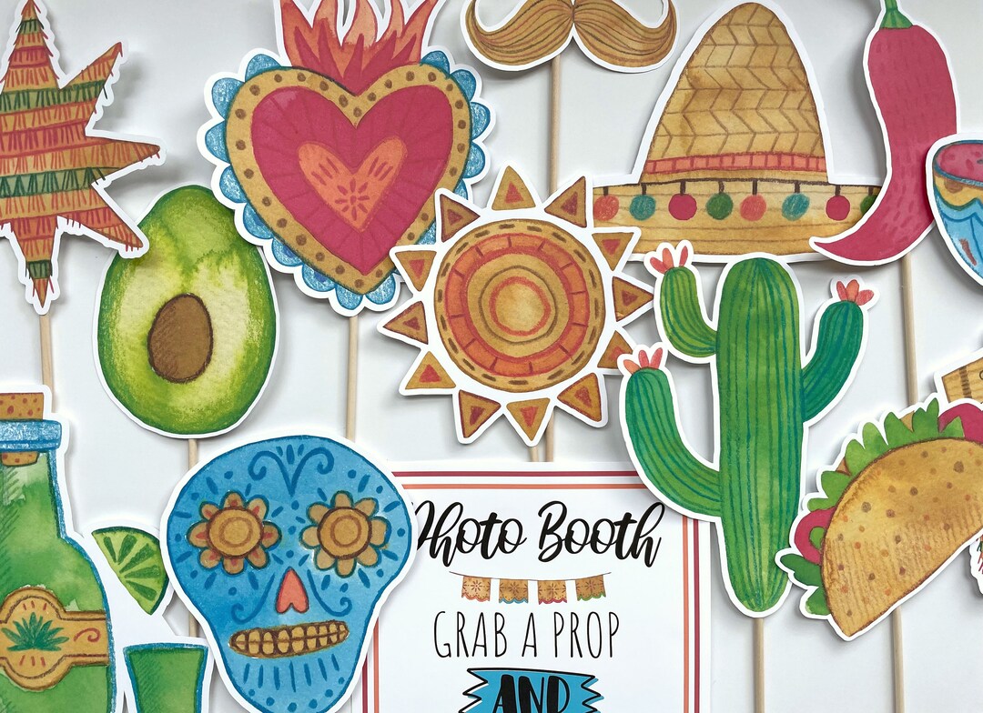 Cinco De Mayo Photobooth Props - Etsy