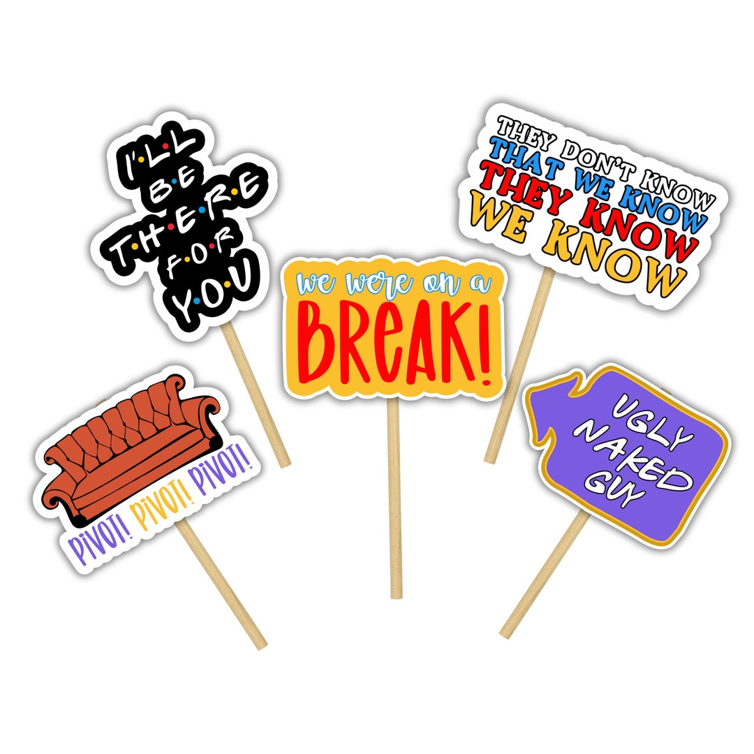 Friends Photobooth Props - Etsy