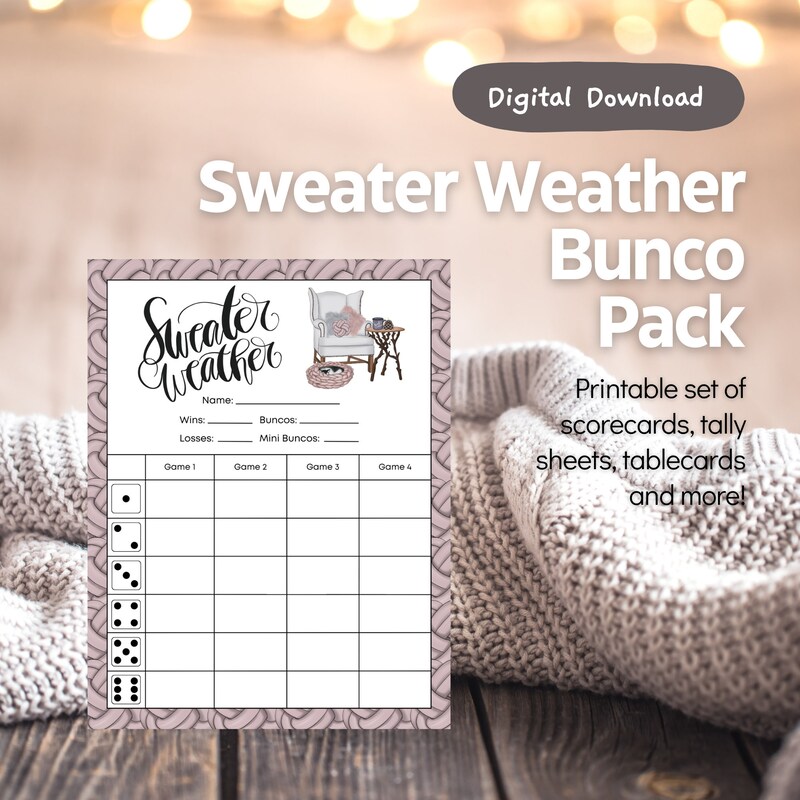 Sweater Weather Printable - Etsy
