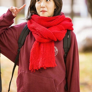 도깨비 Inspired Scarf Guardian the K-drama Red Scarf Guardian: the Lonely ...