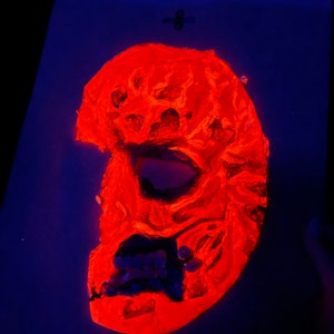 Two Face Burnt Mask Prosthetic - Etsy