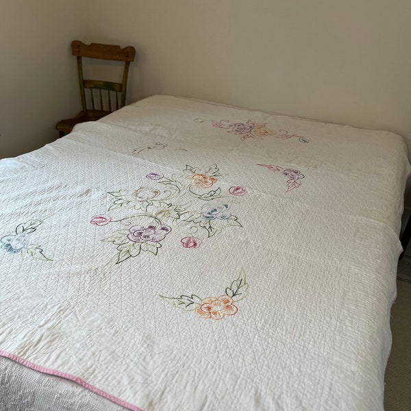 Whole Cloth Quilt - Etsy