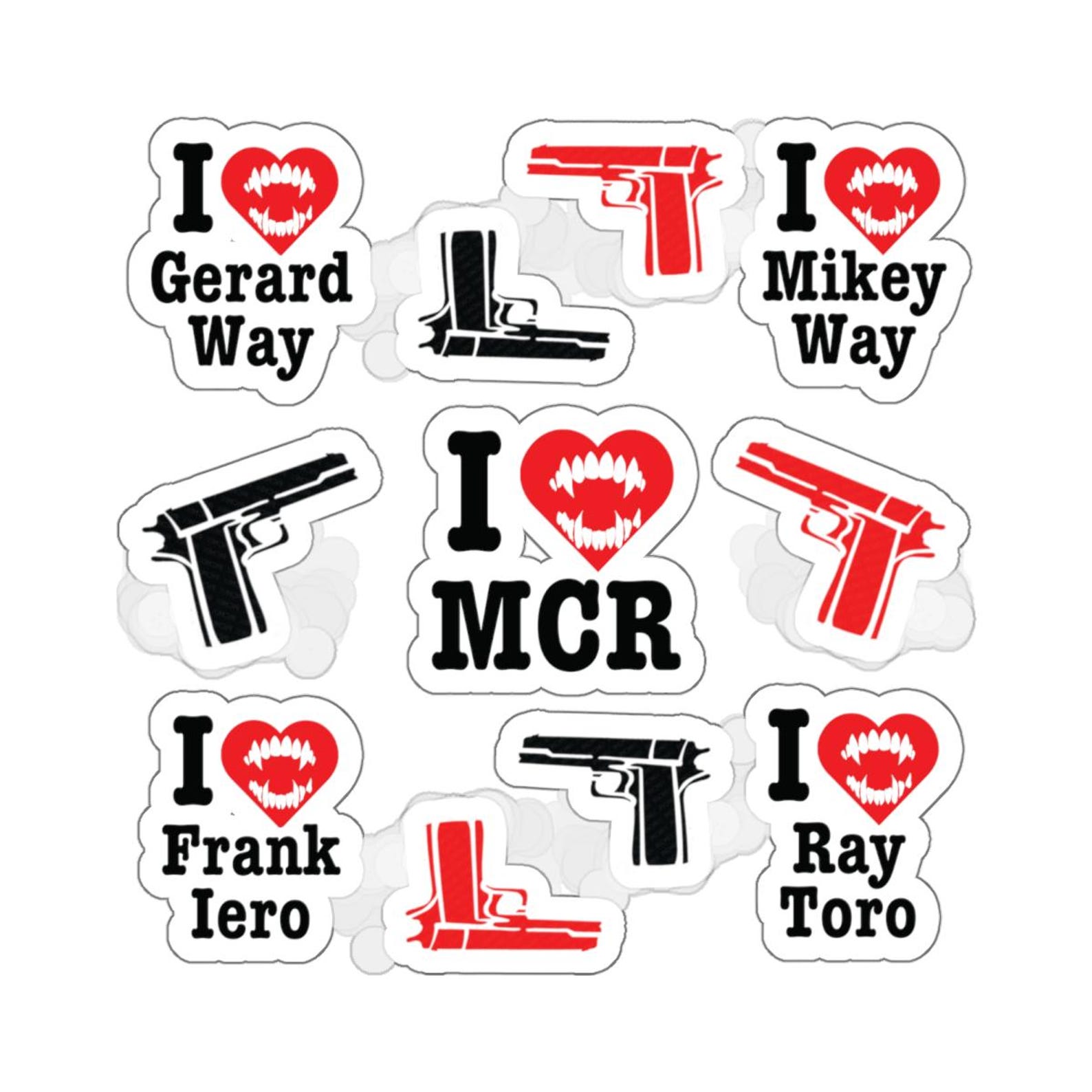 I Heart My Chemical Romance Sticker Sheet - Etsy