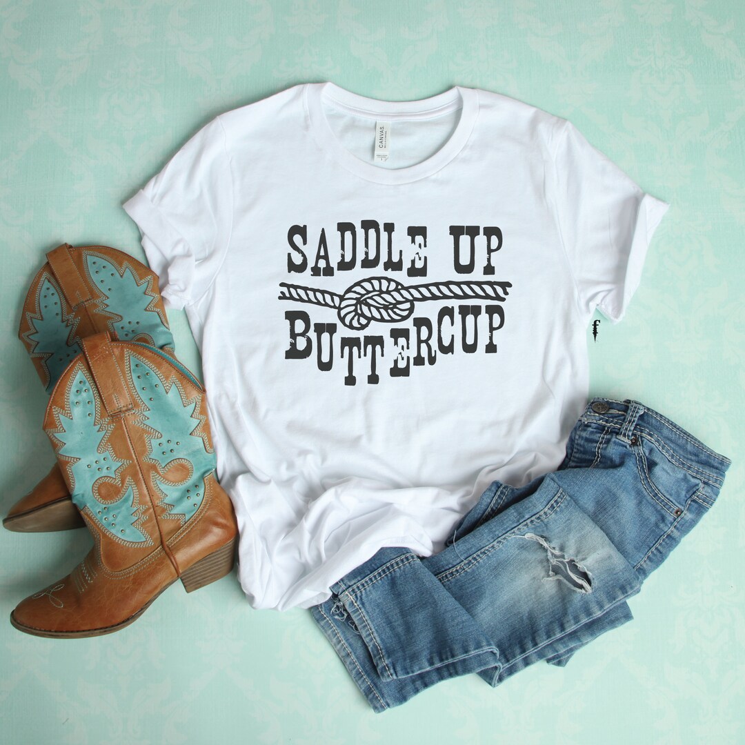 Saddle up Buttercup SVG DFX Cut File - Etsy