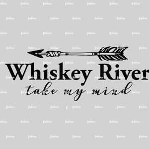 Whiskey River SVG DFX PNG - Etsy