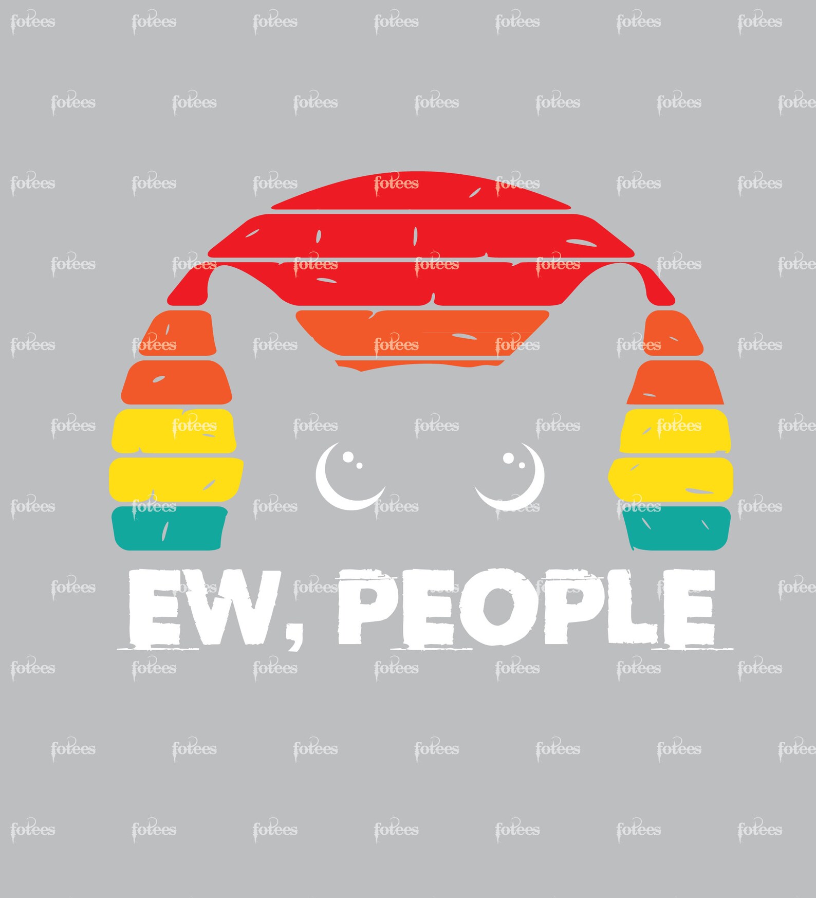 Ew People Cat SVG DXF PNG - Etsy