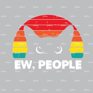 Ew People Cat SVG DXF PNG - Etsy
