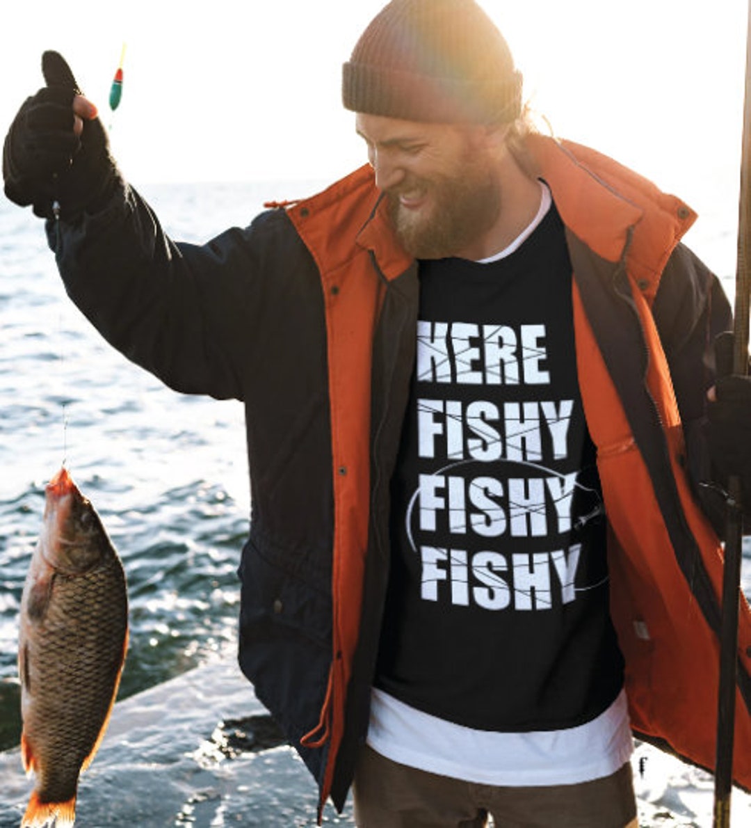 Here Fishy Fishy SVG, Fishing PNG, Father's Day, Retirement, Fishing ...