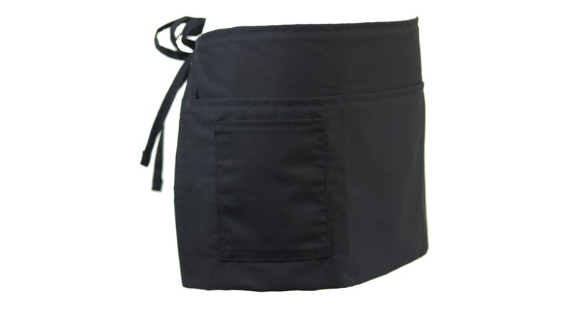 3 Pocket Waist Apron With Pen Pocket Customizable - Etsy