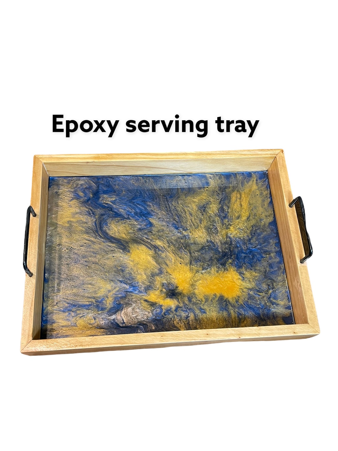 Epoxy Tray With Cherry Stain - Free Shipping in Lower 48 - Etsy