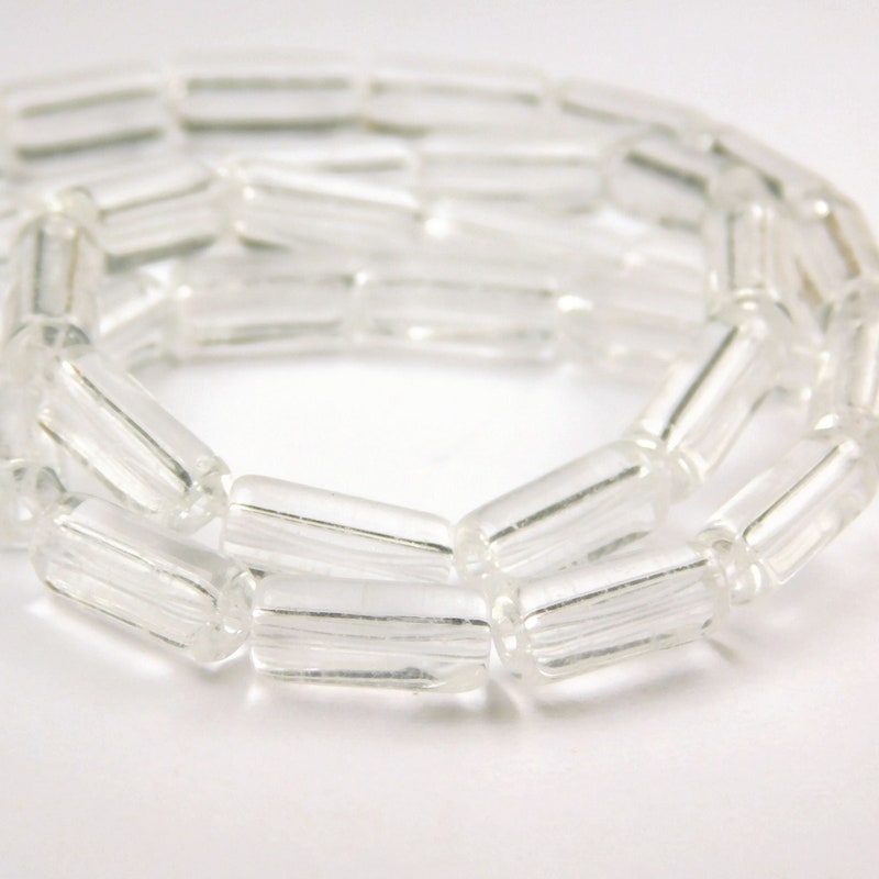 Clear Glass Beads - Etsy