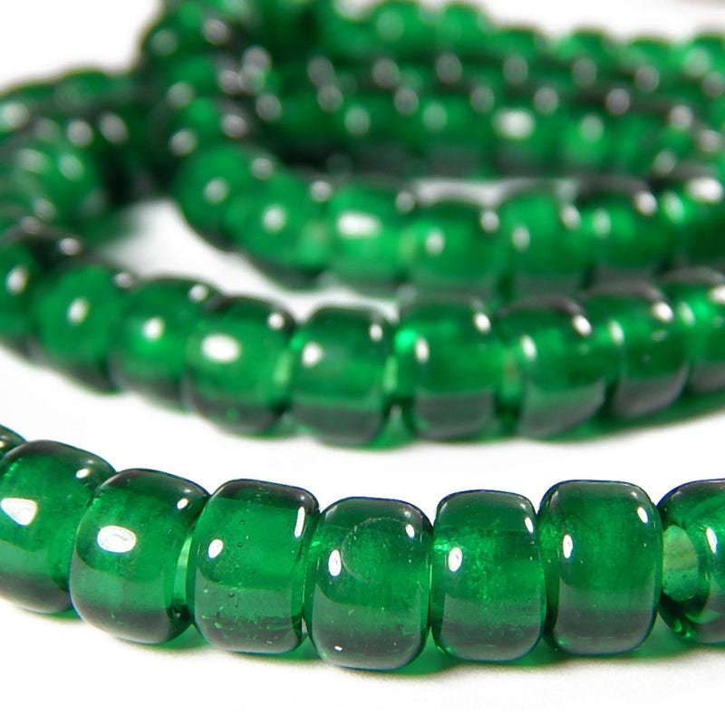 Large Green Emerald Beads - Etsy