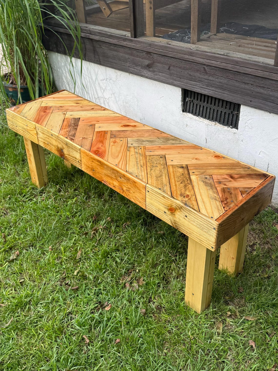 Rustic Farmhouse Reclaimed Wooden Indoor/outdoor Bench - Etsy