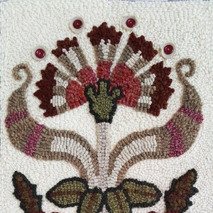 Margaret Primitive Rug Hooking Pattern - Etsy