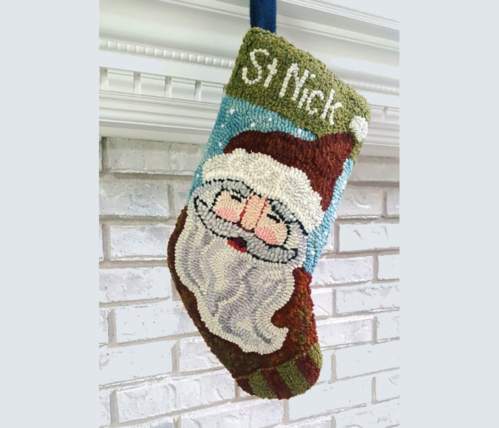 St Nicholas Stocking Rug Hooking Pattern - Etsy