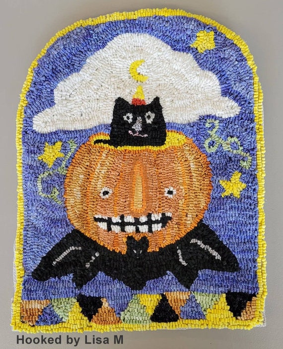 Halloween Party Rug Hooking Pattern - Etsy