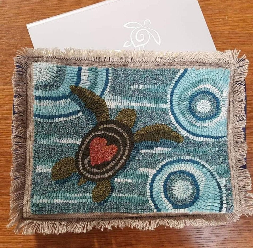 Baby Sea Turtle Rug Hooking Pattern - Etsy