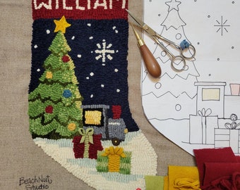 Stocking Rug Hooking - Etsy