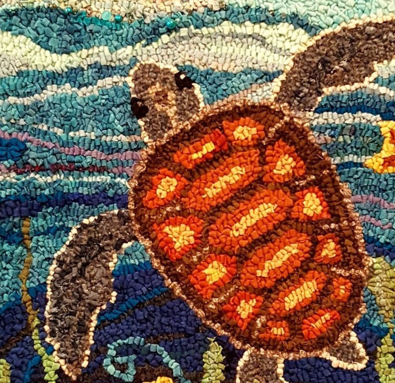 By the Sea Rug Hooking Pattern - Etsy