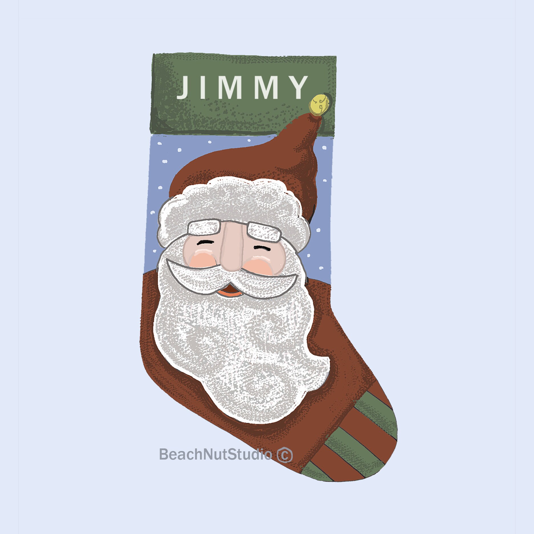 St Nicholas Stocking Rug Hooking Pattern - Etsy