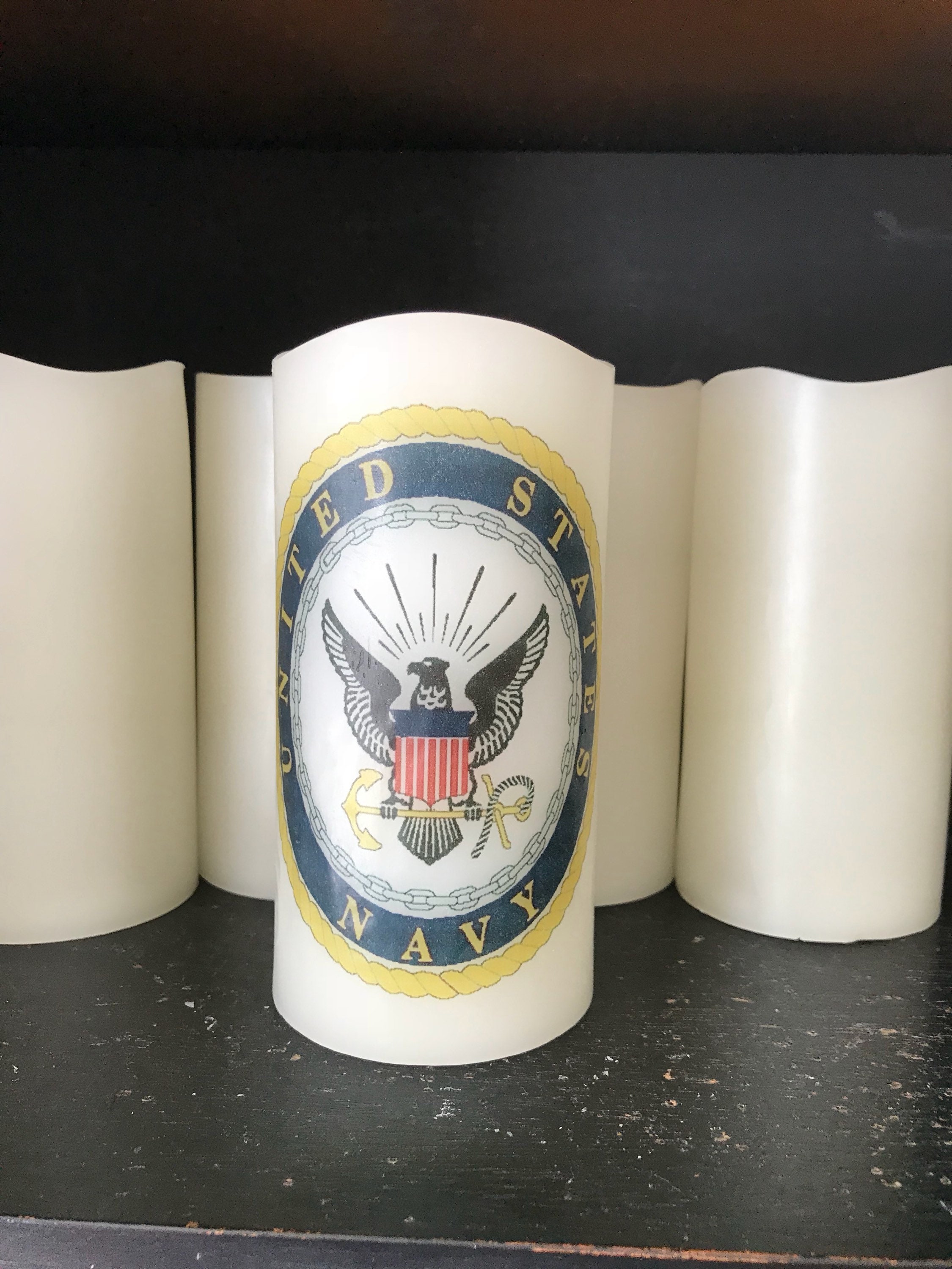United States Military Emblem Candle Lantern | Etsy