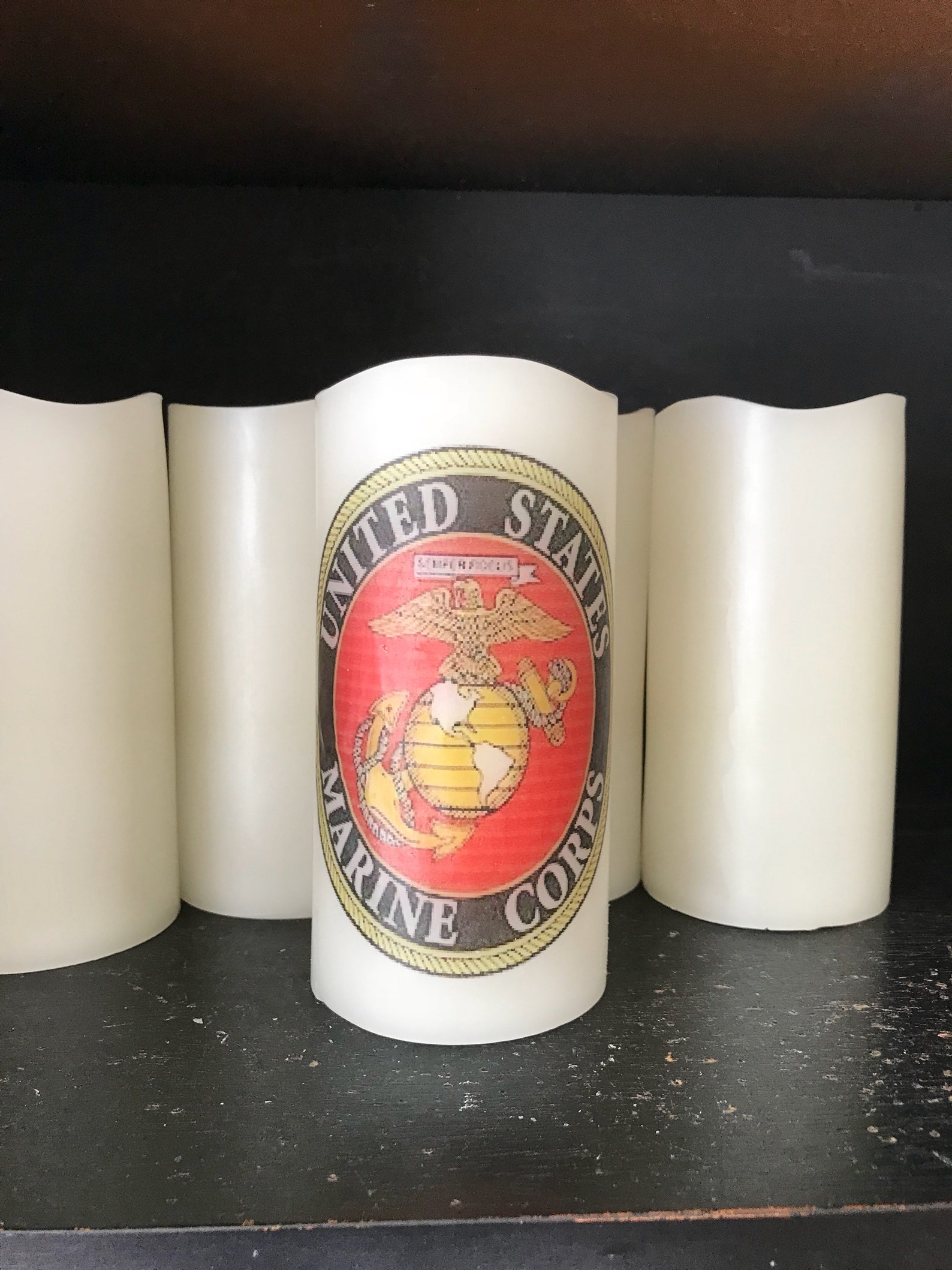 United States Military Emblem Candle Lantern | Etsy