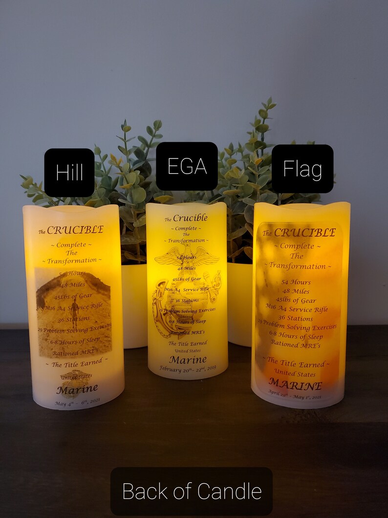 United States Marine Corps GRADUATION & CRUCIBLE Facts LED - Etsy