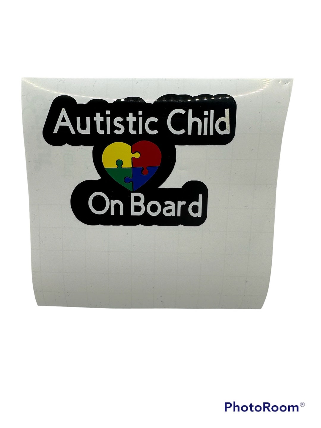 Autistic Child on Board Decal - Etsy