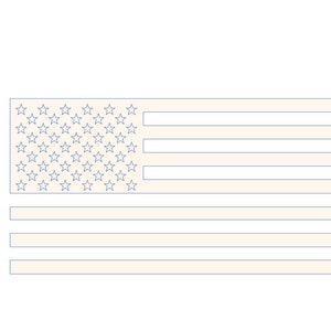 US Flag DXF File - Etsy