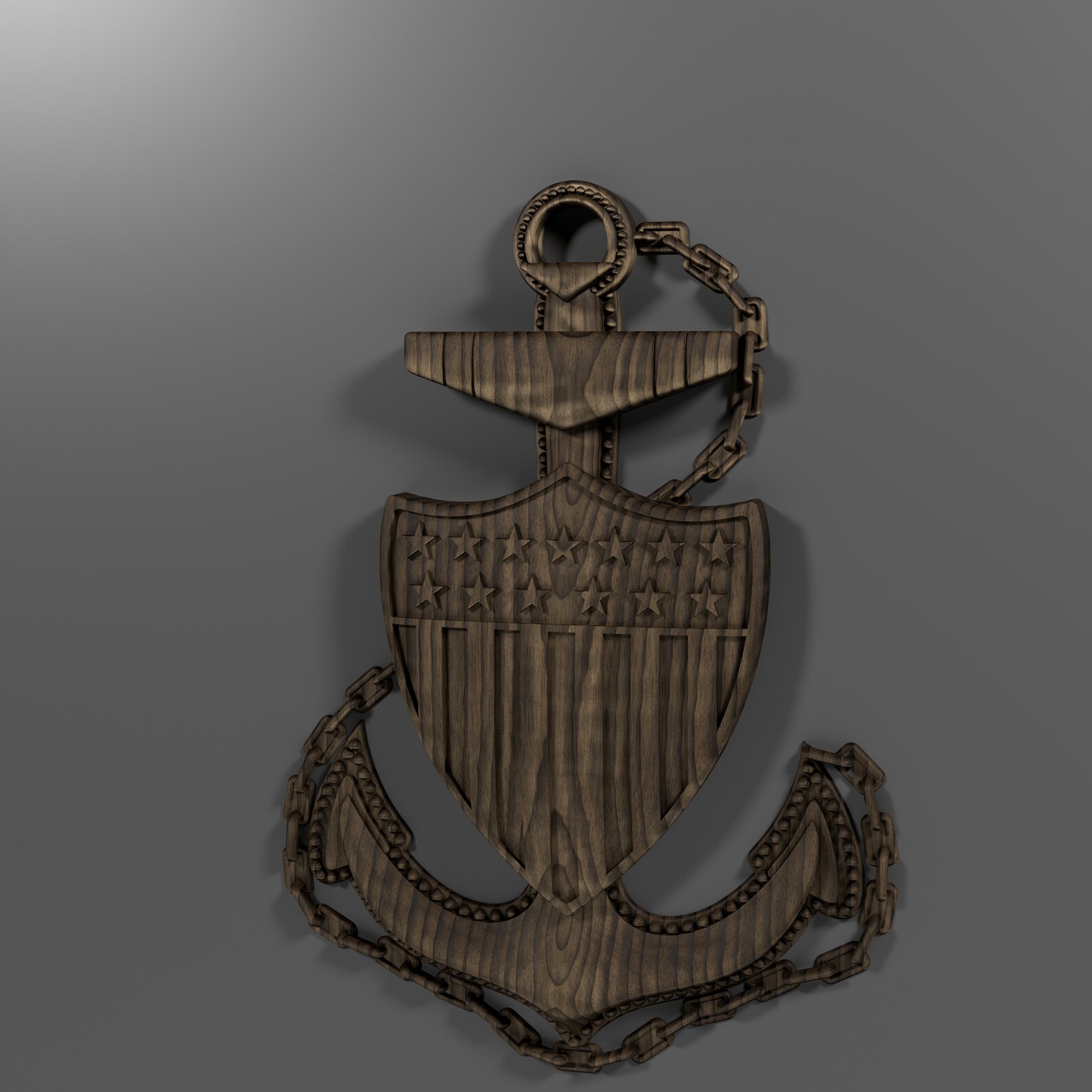 Coast Guard Chief Petty Officer CPO Insignia 3D Stl File for | Etsy