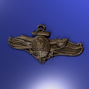 Navy Enlisted Information Warfare Specialist (EIWS) Insignia, 3D Stl ...