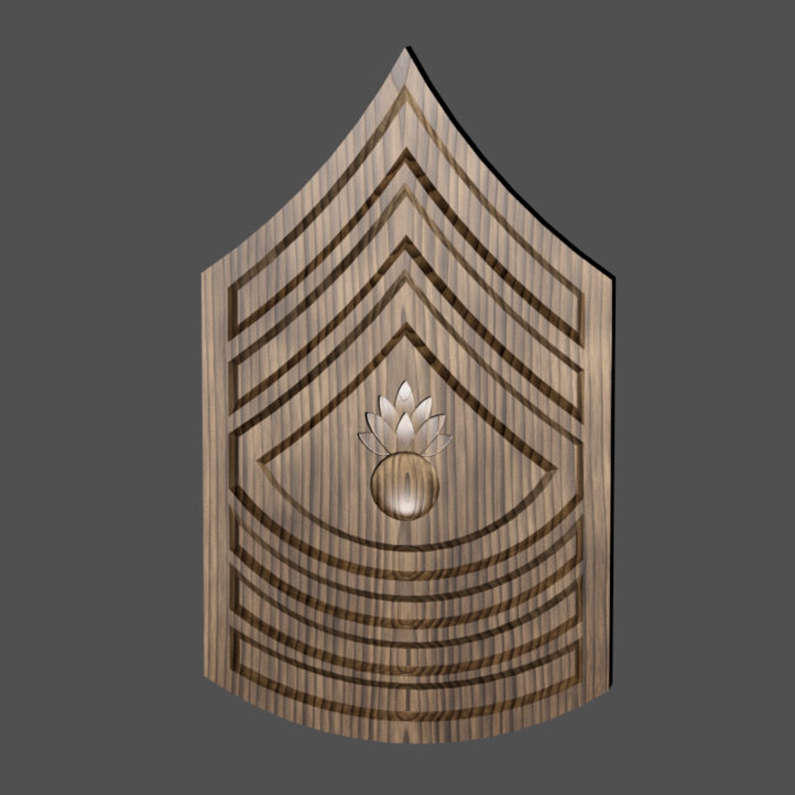 USMC Master Gunnery Sergeant MGySg E9 rank insignia 3D stl | Etsy
