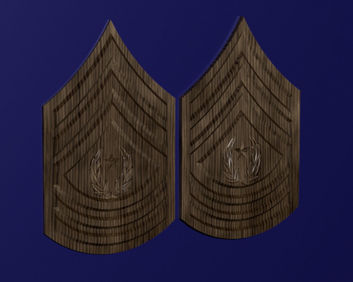 Command Sergeant Major CSM Insignia 3D Stl File for CNC - Etsy