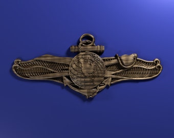 US Navy Enlisted Information Warfare Specialist EIWS Insignia - Etsy