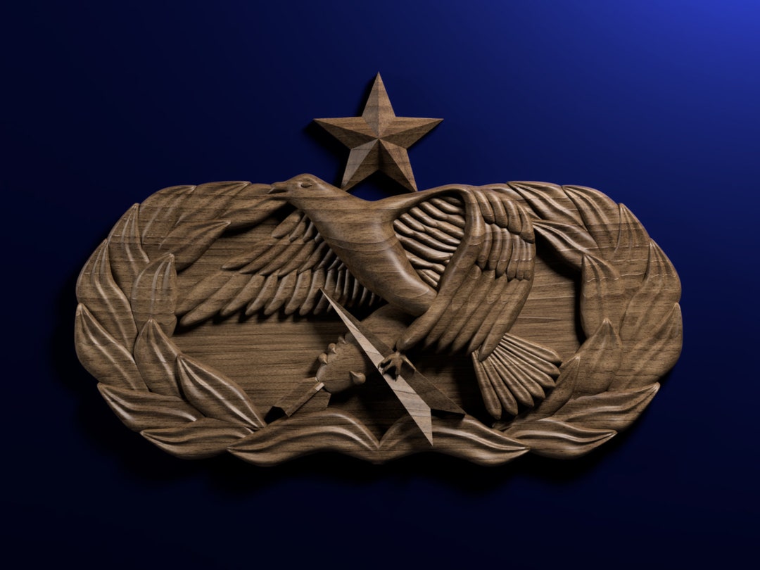 Air Force Maintenance Craftsman (7-level) 3D Stl File for CNC Router - Etsy