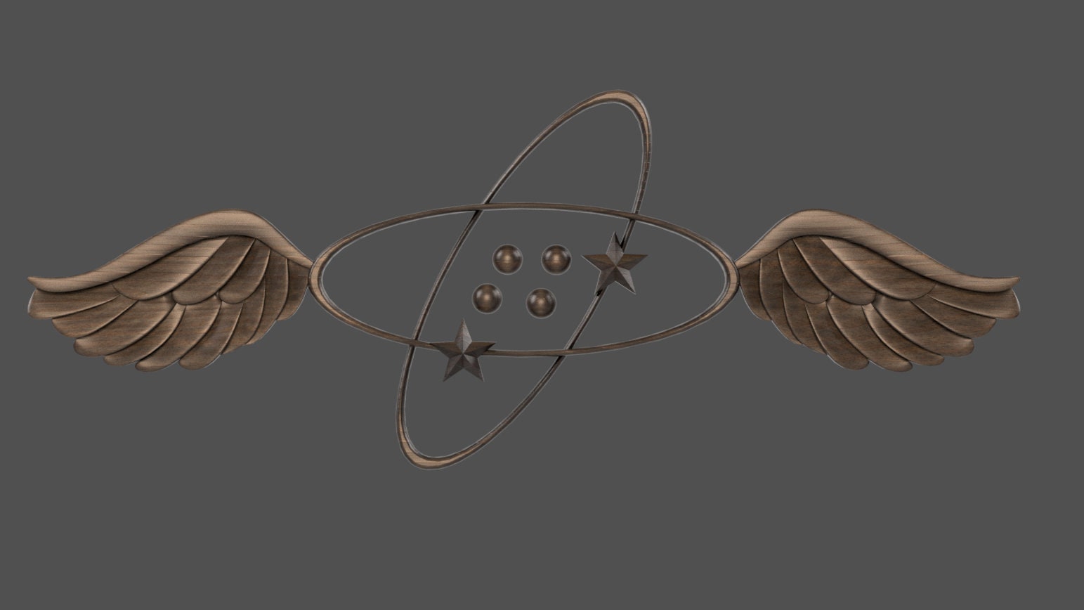 Navy Aviation Electronics Technician (AT) Rating Badge 3D Stl File for ...