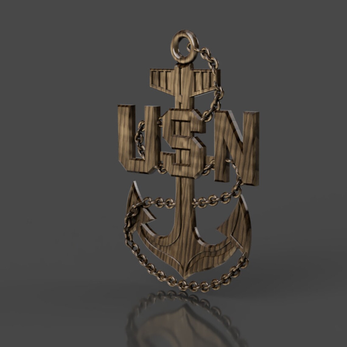Navy Chief Petty Officer (CPO) Insignia 3D Stl File for CNC Router - Etsy