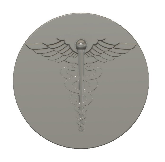 Navy Hospital Corpsman (HM) Rating Badge 3D Stl File for CNC Router - Etsy
