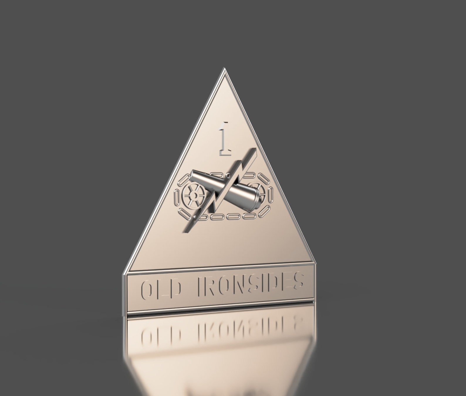 Army 1st Armored Division Insignia 3D Stl File for CNC Router - Etsy