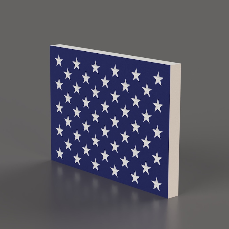 United States US Flag Union Jack 3D Stl File for CNC Router - Etsy