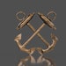 Navy Boatswain Mate (BM) Rating Badge 3D Stl File for CNC Router - Etsy