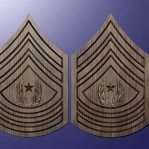 Command Sergeant Major (CSM) Insignia 3D Stl File for CNC Router - Etsy