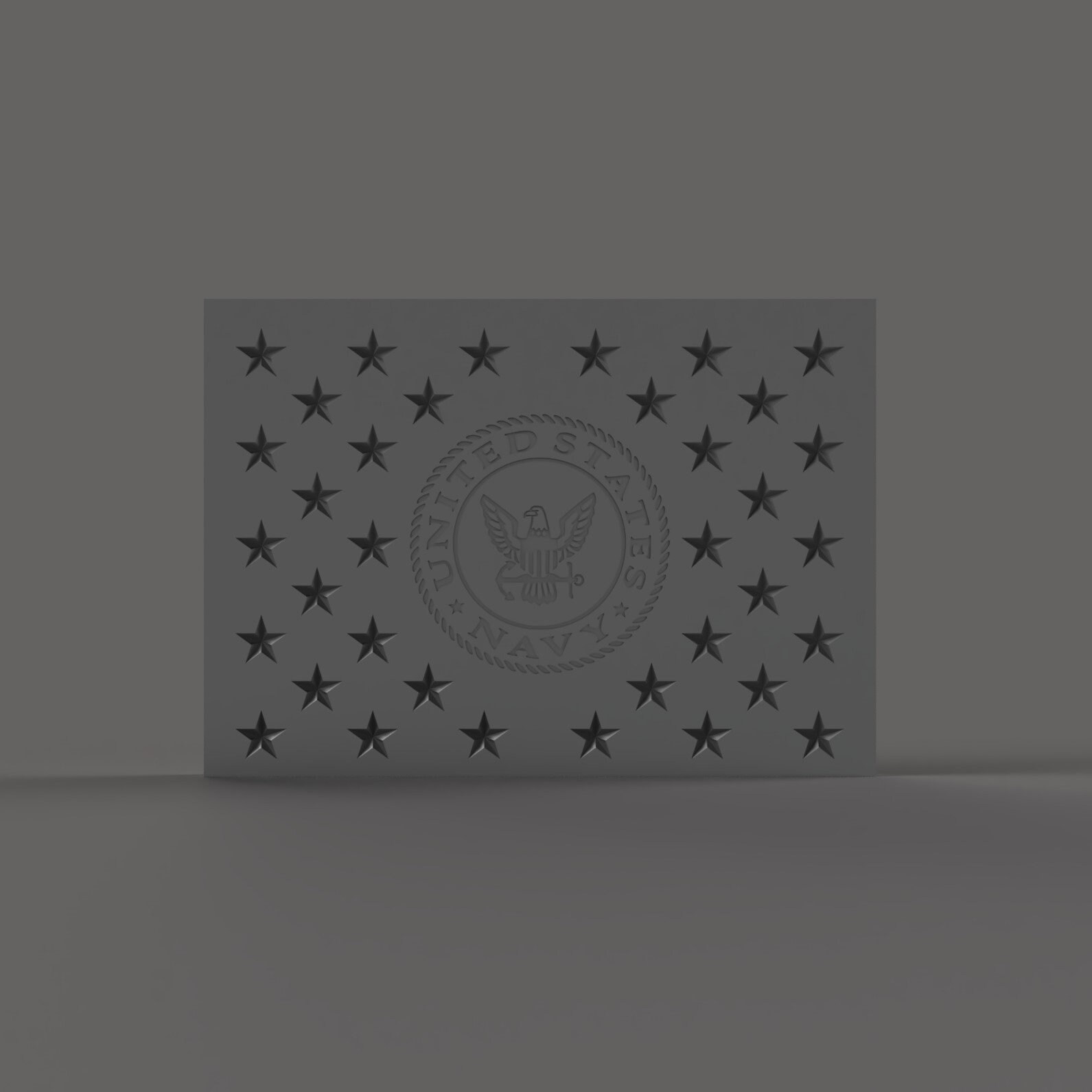 United States US Flag Union Jack With US Navy Insignia 3D - Etsy