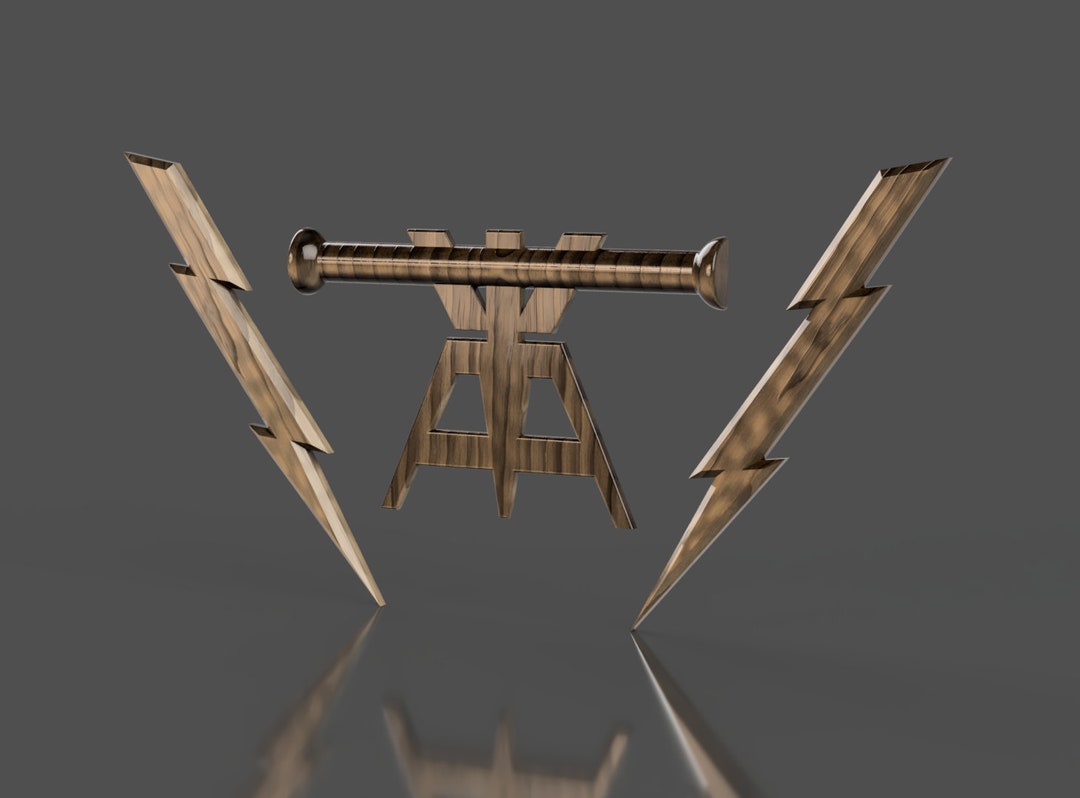 Navy Fire Controlman (FC) Rating Badge 3D Stl File for CNC Router - Etsy