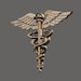 Caduceus Stl File for CNC Router - Etsy