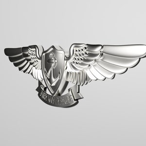 Navy Enlisted Aviation Warfare Specialist EAWS Insignia 3D Stl File for ...