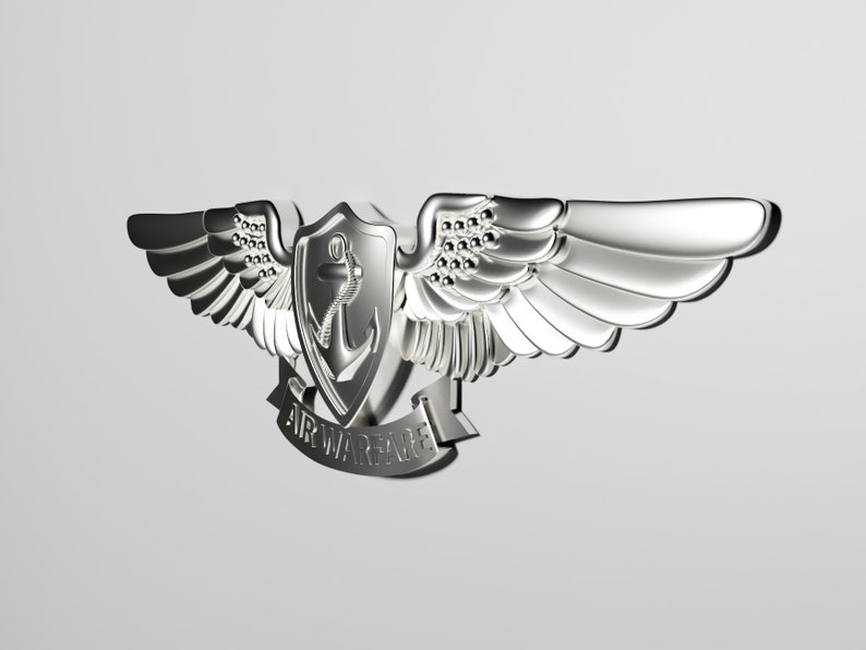 Navy Enlisted Aviation Warfare Specialist EAWS Insignia 3D Stl File for ...