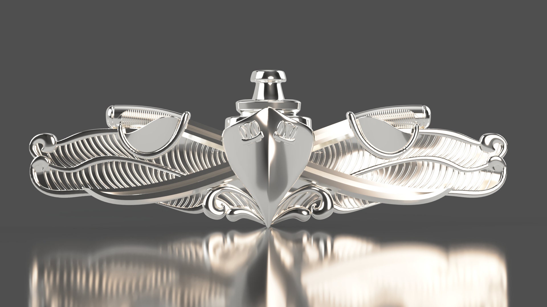 Navy Enlisted Surface Warfare Specialist ESWS Insignia 3D stl | Etsy