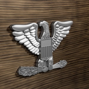US Military O6 Collar Insignia 3D Stl File for CNC Router - Etsy